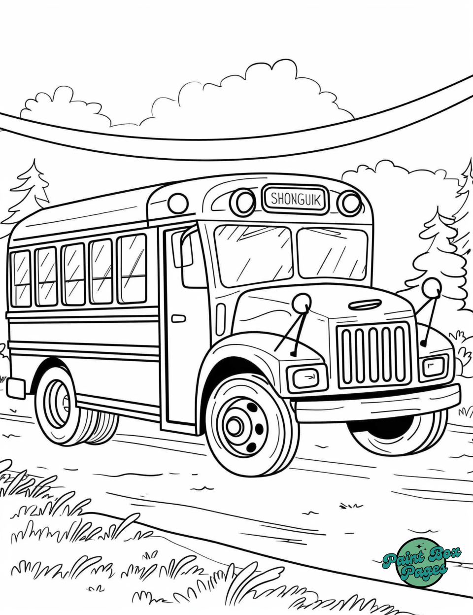 21 City Bus Coloring Page Free Printable
