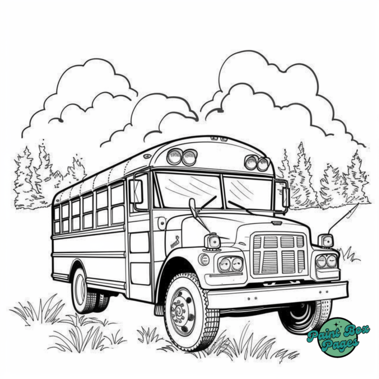 21 City Bus Coloring Page Free Printable