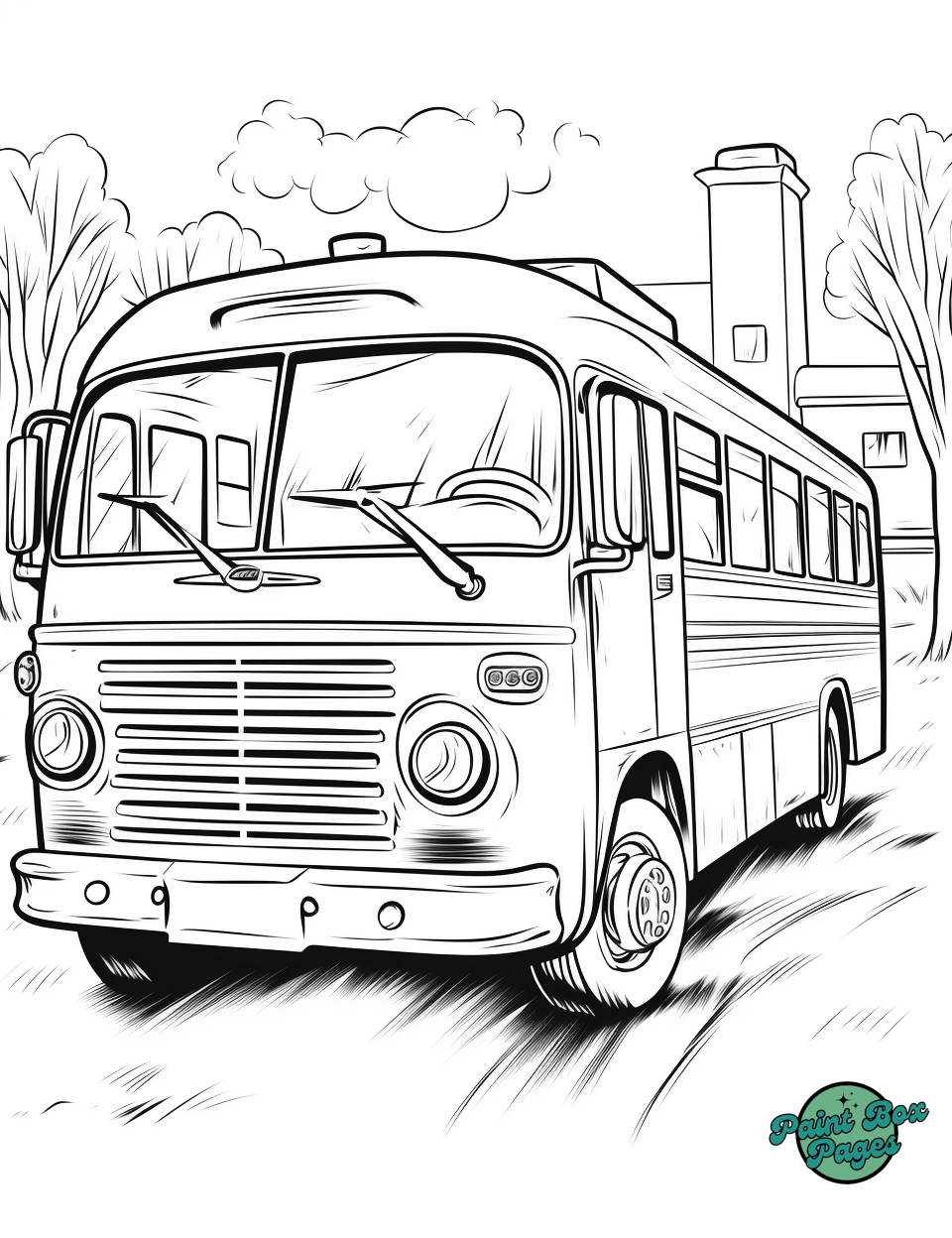 21 City Bus Coloring Page Free Printable