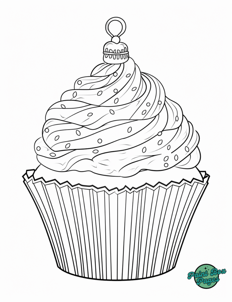 18 Cupcake Coloring Pages Free Printable