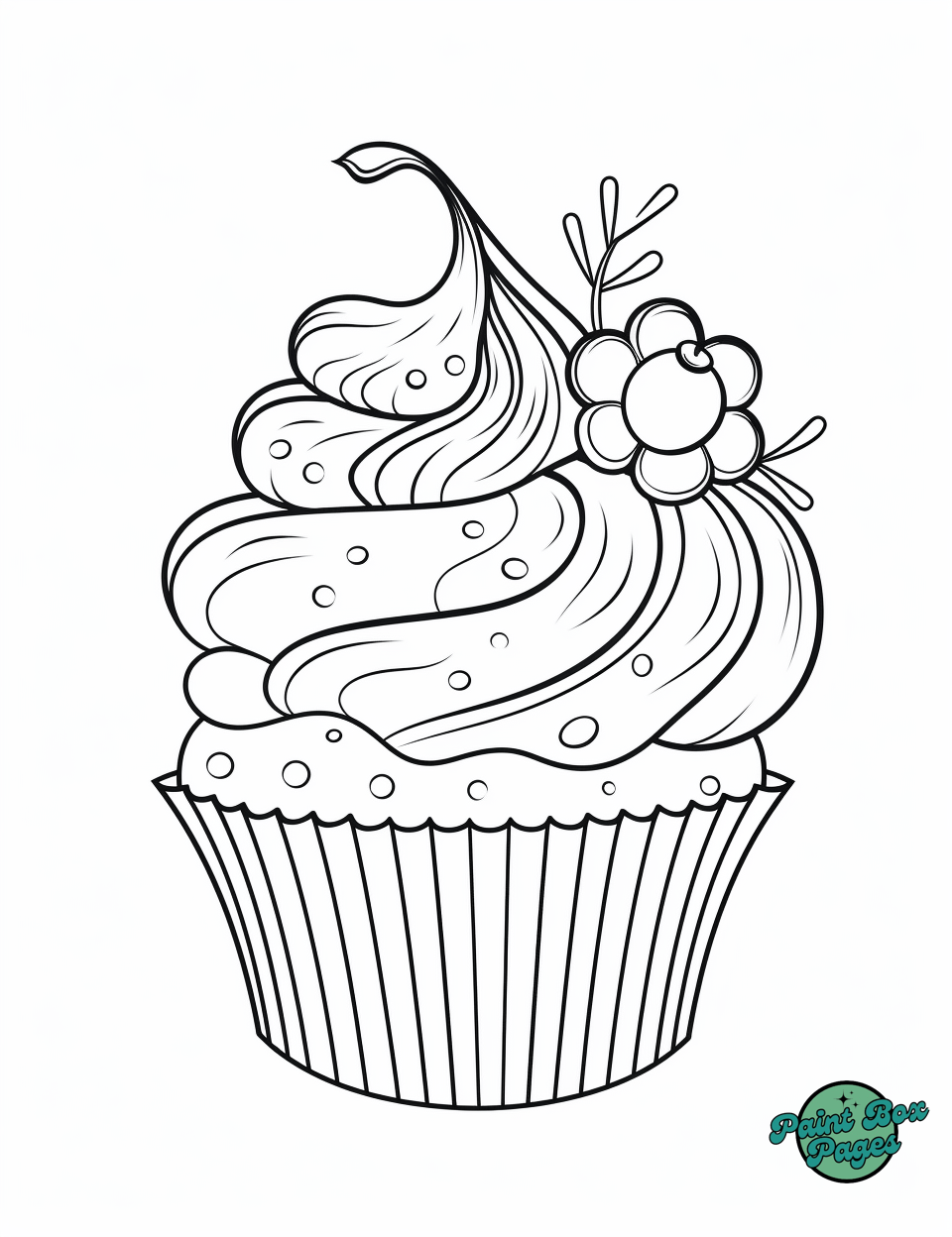 18 Cupcake Coloring Pages Free Printable For Kids