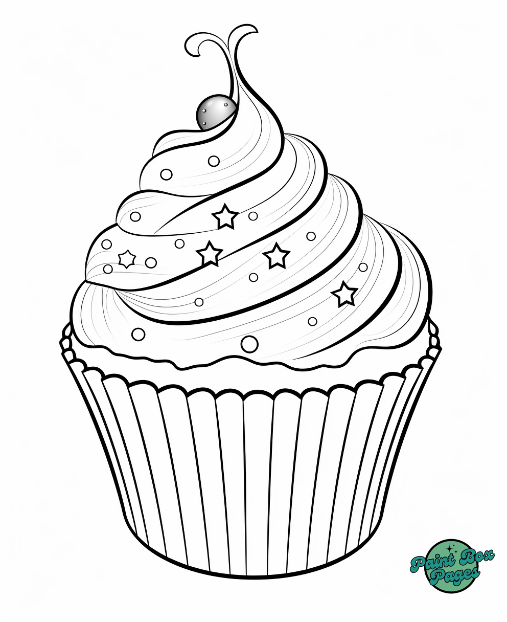 Thick Frosting Coloring Pages