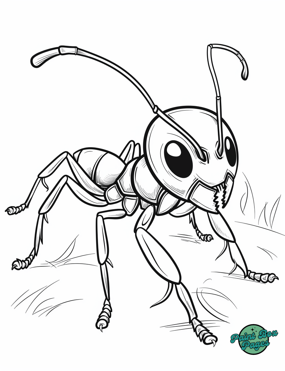 20 Ant coloring pages for kids and teens