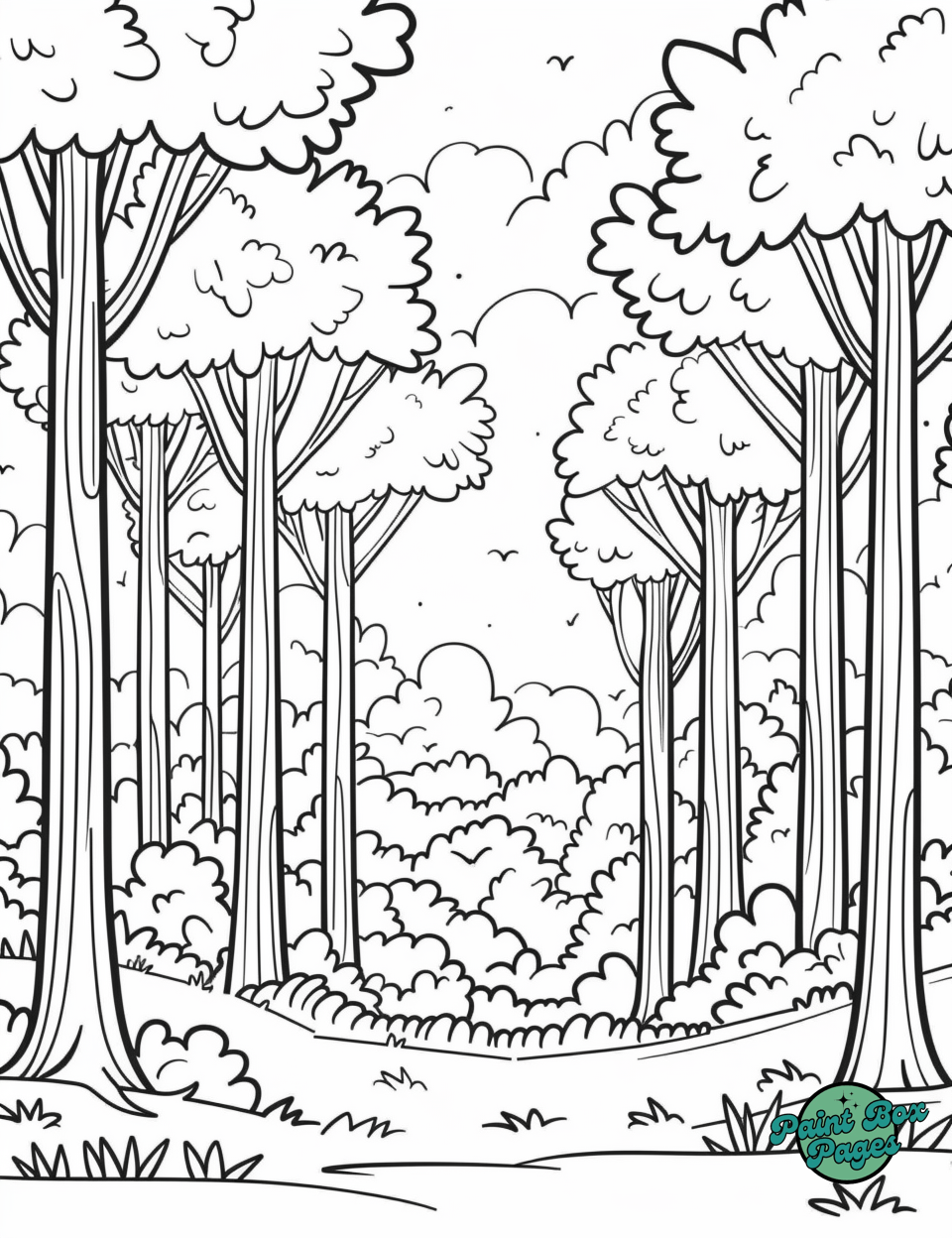 Rubber Tree Coloring Pintable's